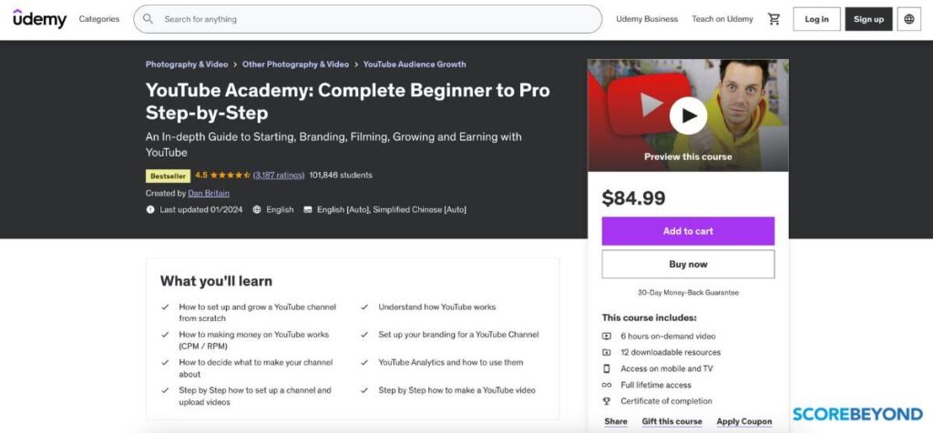 9 Best Online YouTube Courses in 2025 (For Beginners & Pros)